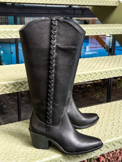Curl Black Boots – M. Valentina - María Valentina Cancún